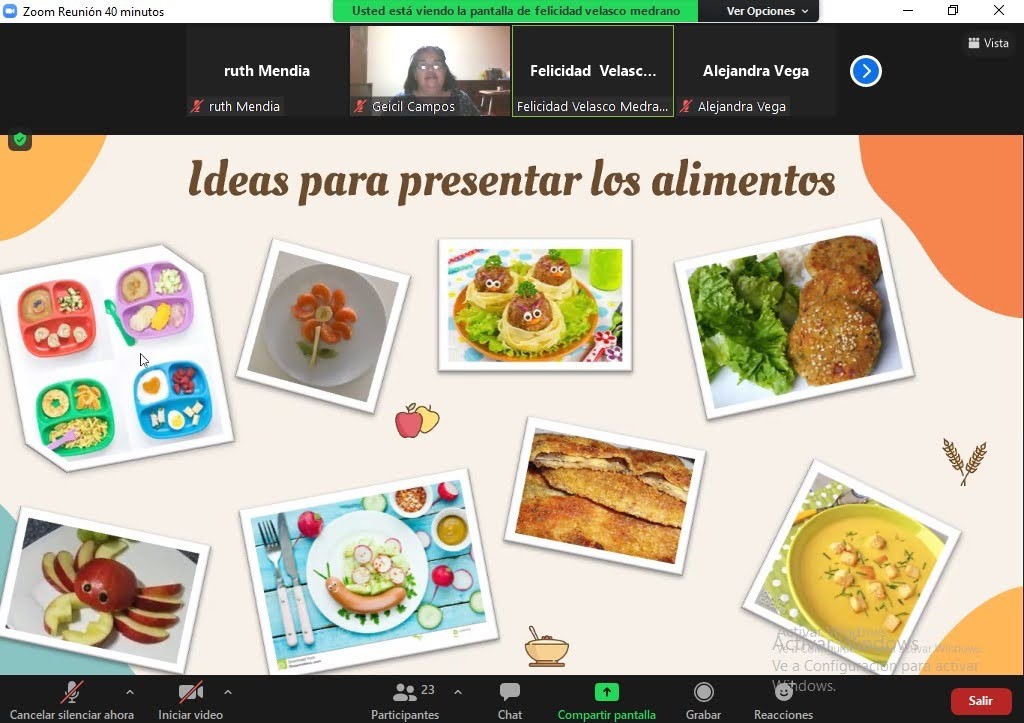 TALLER DE NUTRICION – VIRTUAL | Intercanvi educatiu Cochabamba – Sant ...